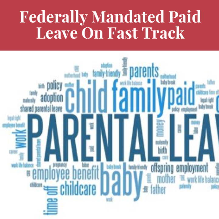 Congress Moves To Enact Federal Paid Leave Rules